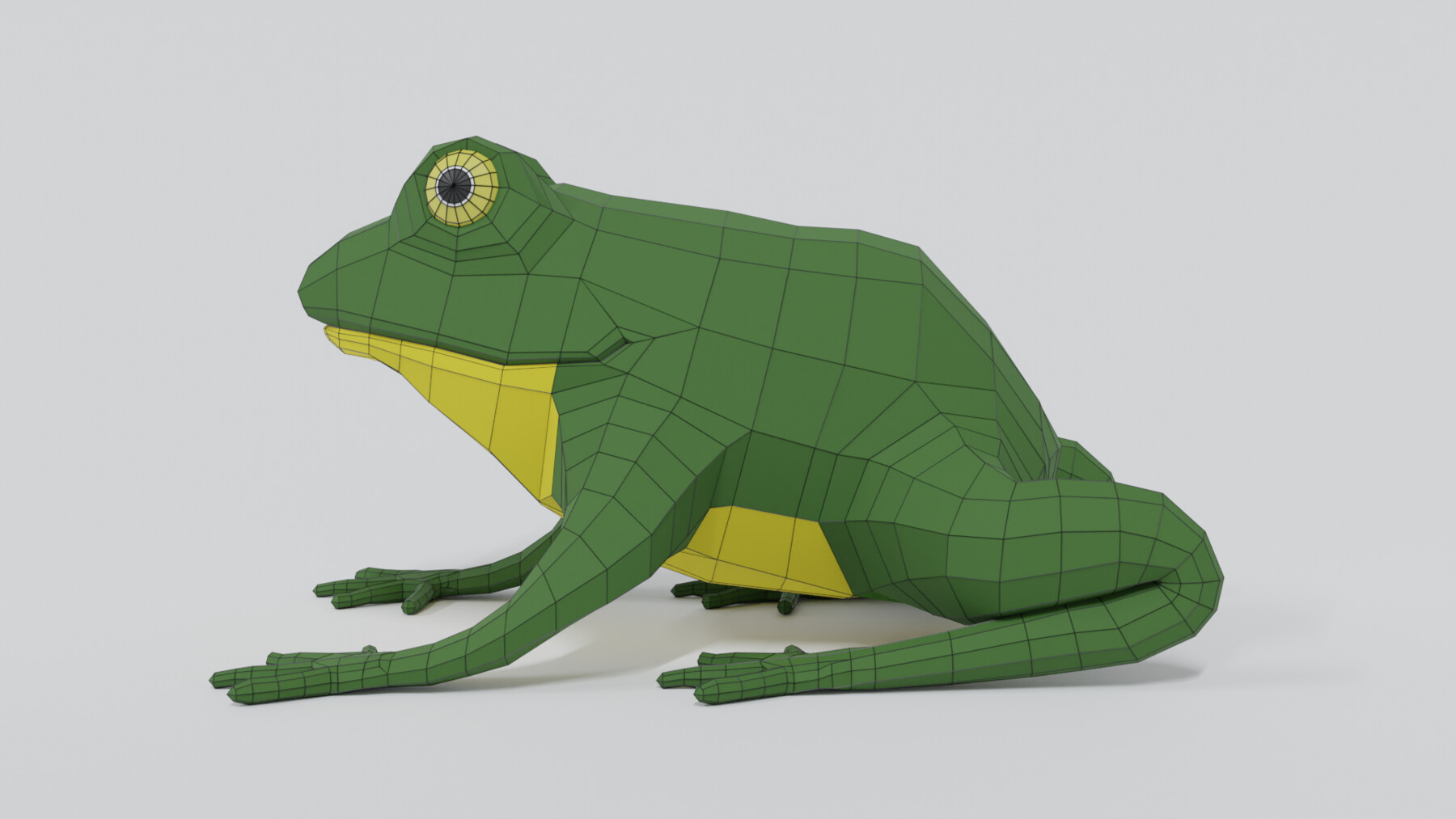 ArtStation - Low Poly Cartoon Frog | Game Assets