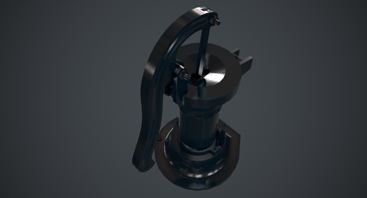 ArtStation - Hand Pump 2A | Game Assets