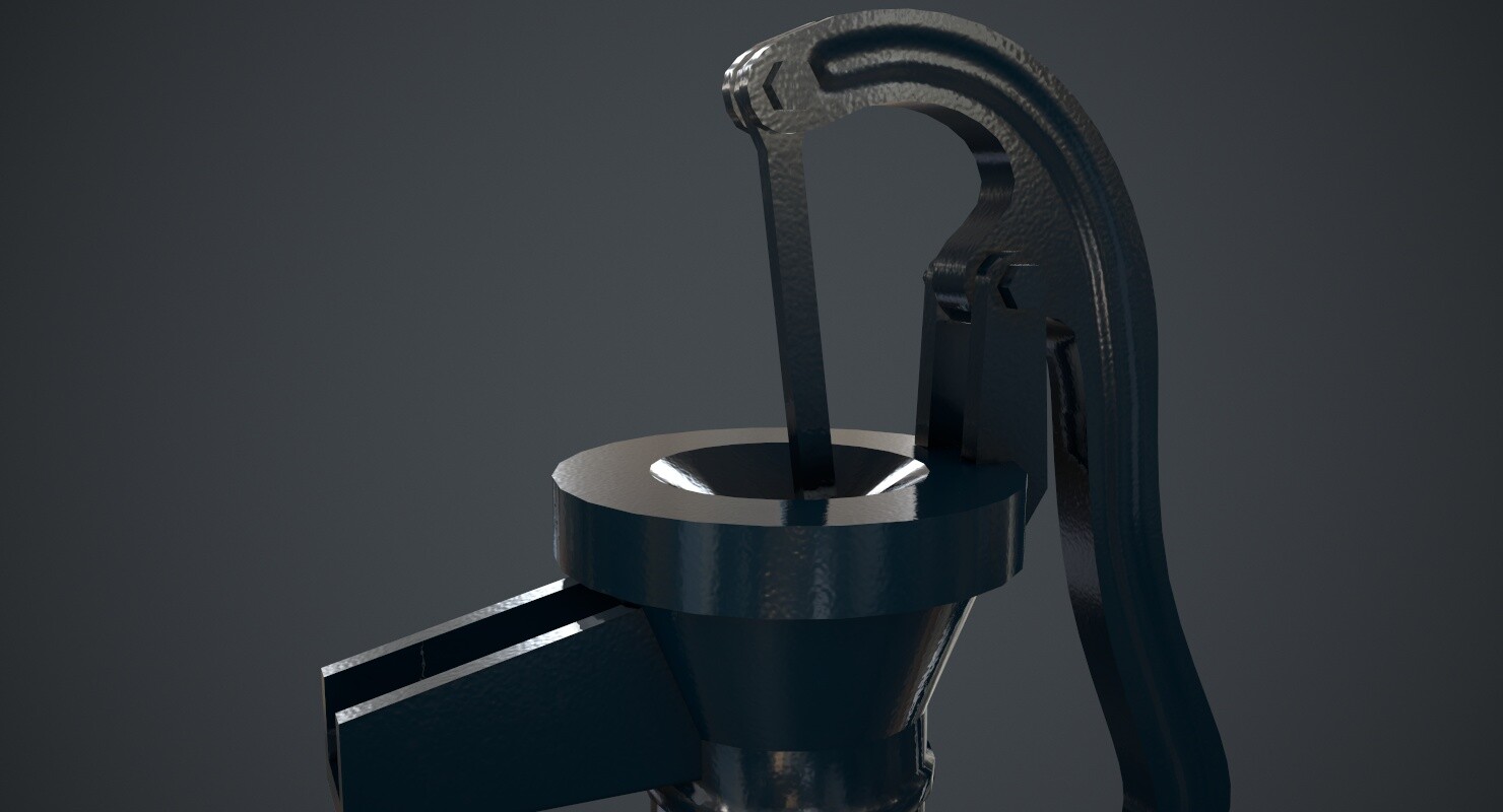 ArtStation - Hand Pump 2A | Game Assets