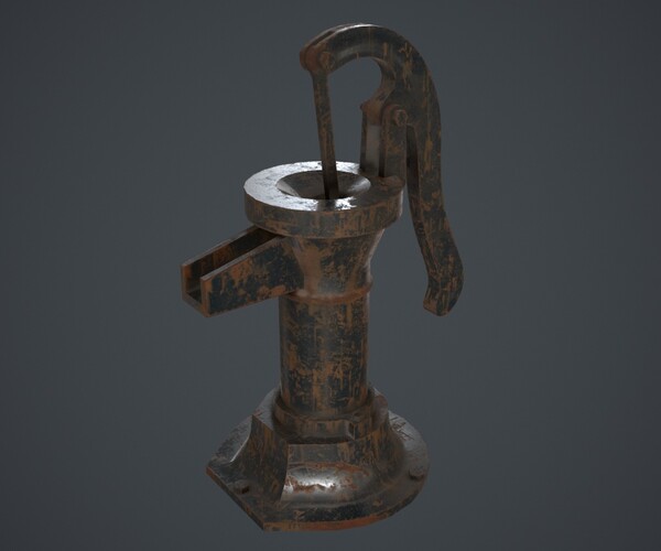 ArtStation - Hand Pump 2B | Game Assets