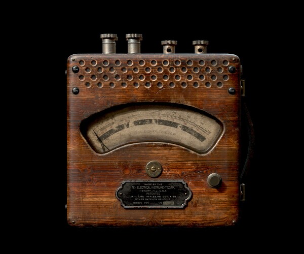 ArtStation - Voltmeter 3D Model | Game Assets