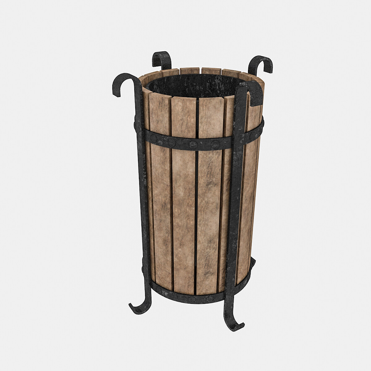 ArtStation - trash can 02 3D model | Game Assets