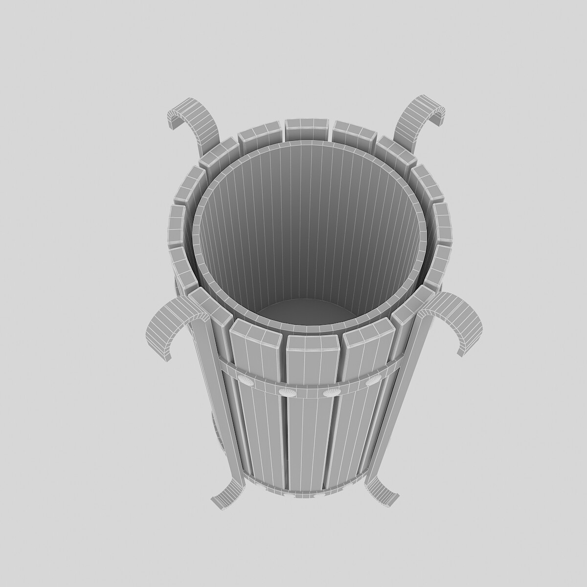 ArtStation - trash can 02 3D model | Game Assets