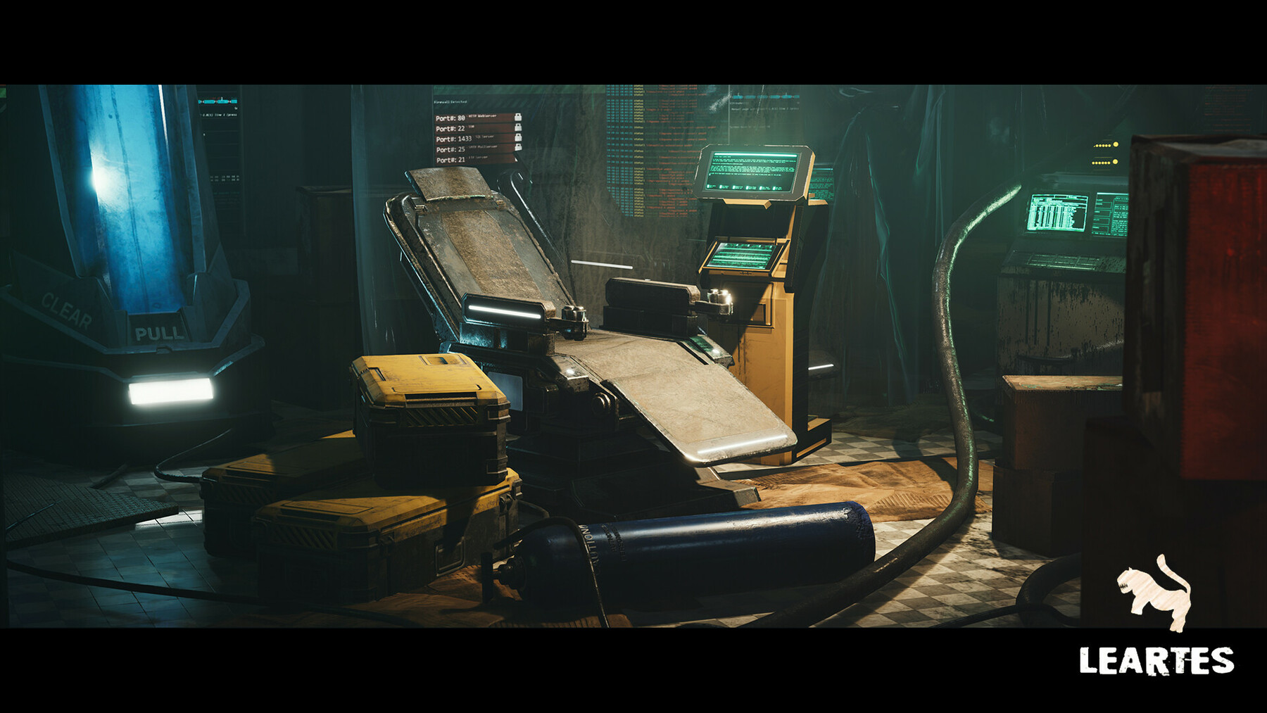 ArtStation - CyberPunk Laboratory / Research Center Interior Kitbash ...