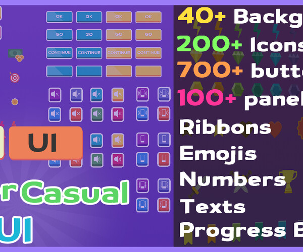 ArtStation - Hyper Casual UI | Game Assets