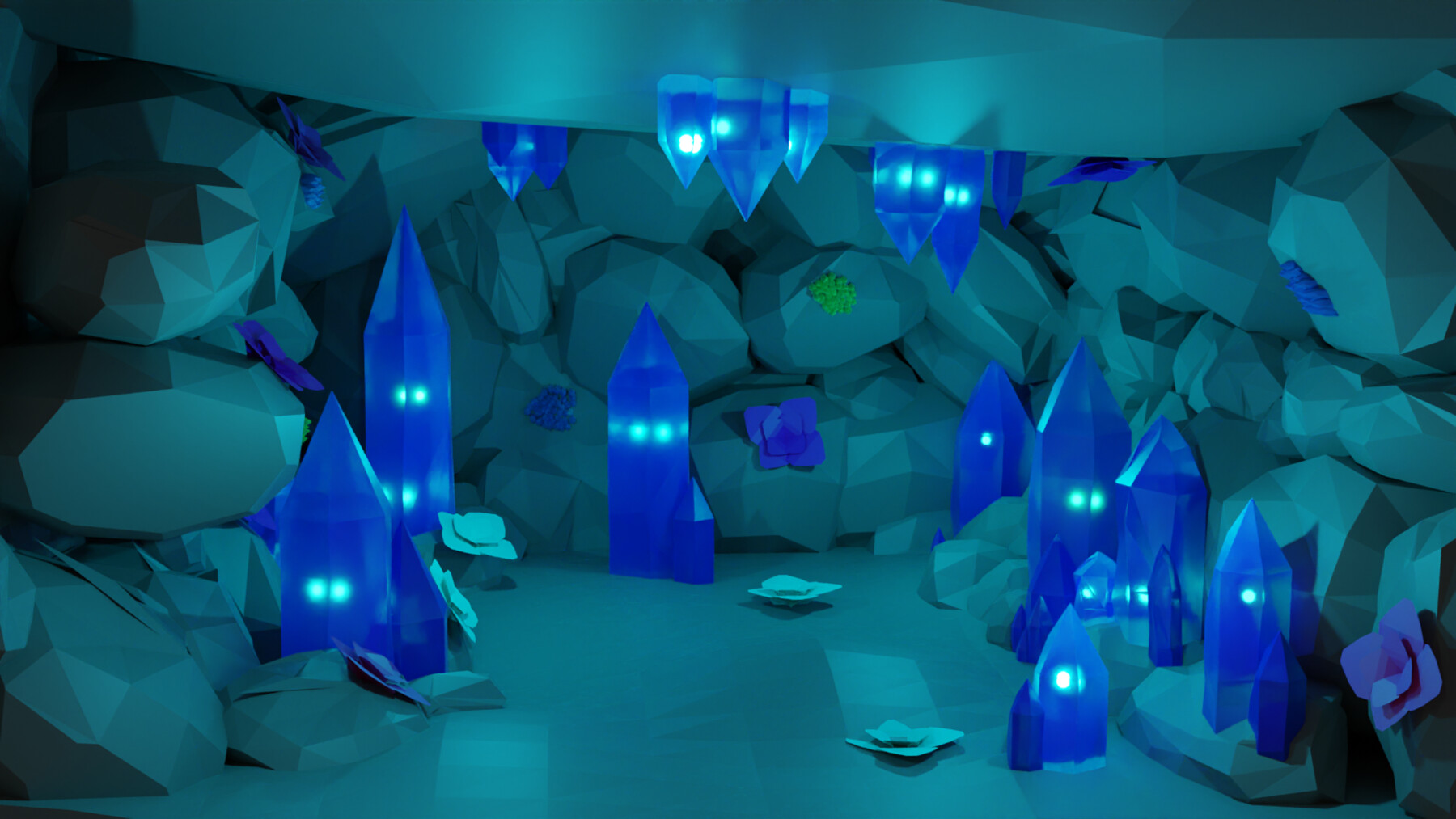 ArtStation - Crystal cave | Artworks