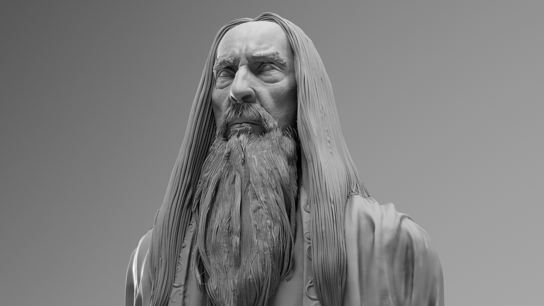 ArtStation - Christopher Lee - Saruman - Lord of the RIngs | Resources
