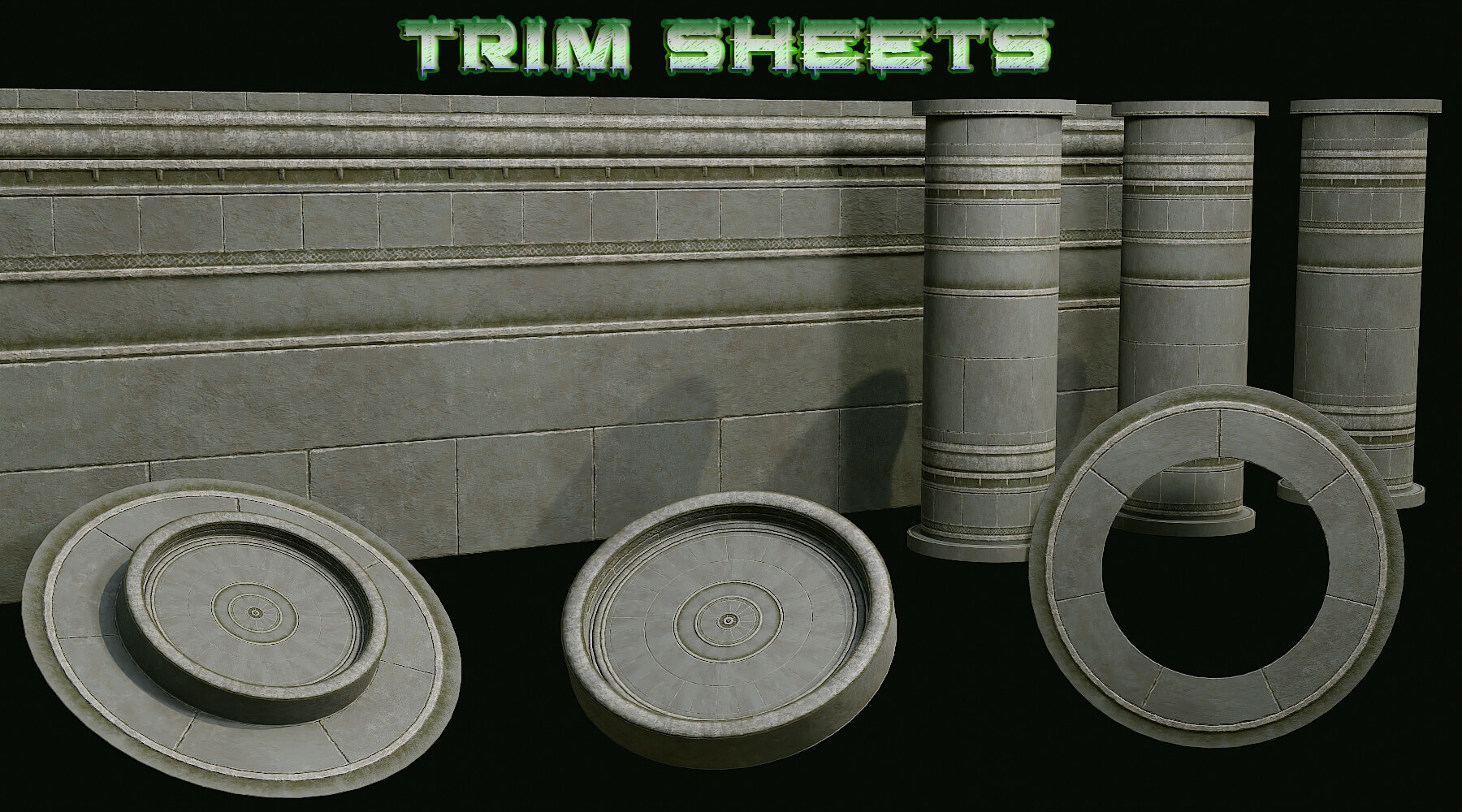 ArtStation - Trim Sheets - Game Ready | Game Assets