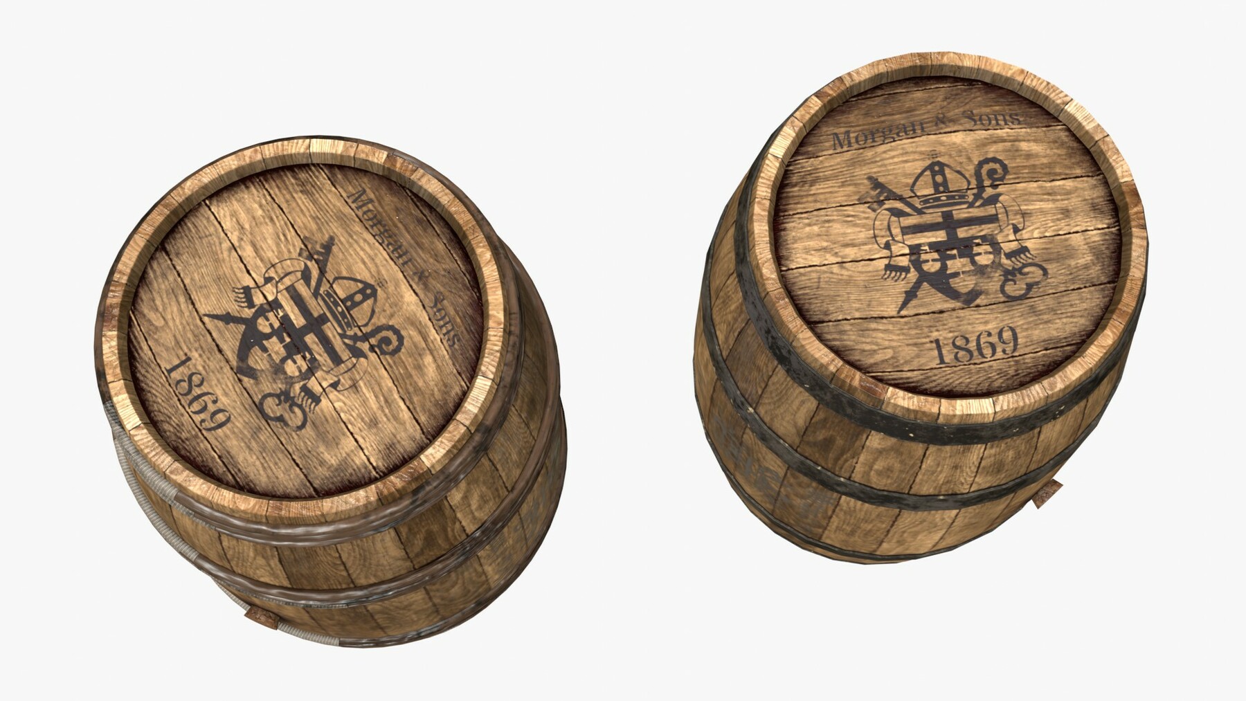 ArtStation - Wooden Barrels Assets 2 | Game Assets