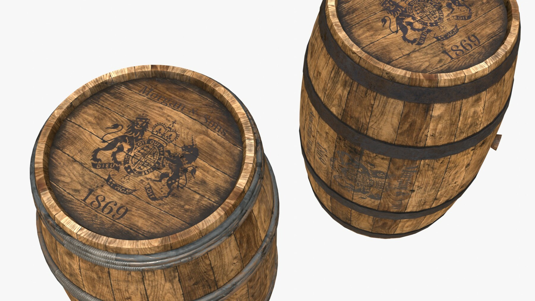 ArtStation - Wooden Barrels Assets 3 | Game Assets
