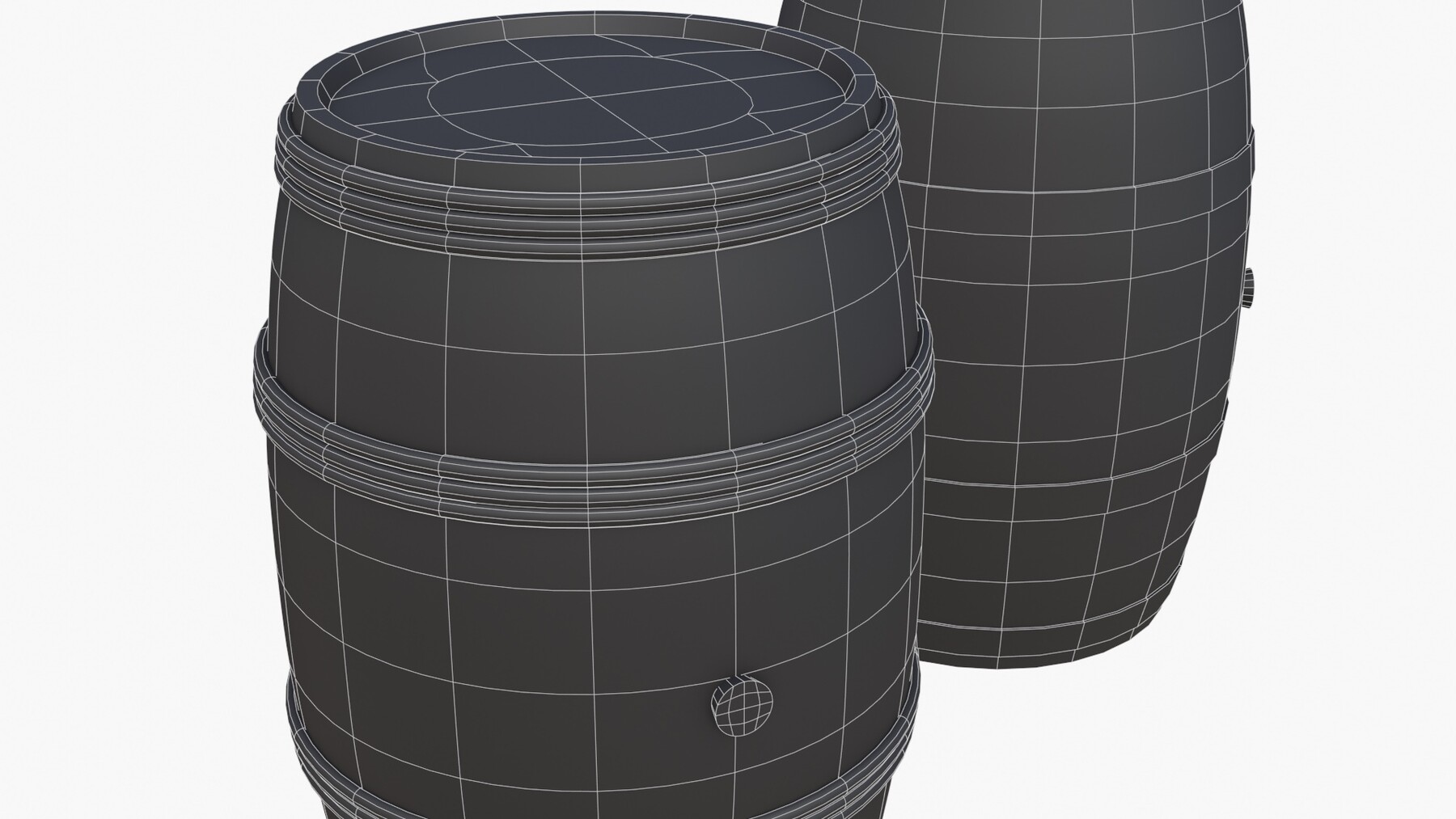 ArtStation - Wooden Barrels Assets 4 | Game Assets