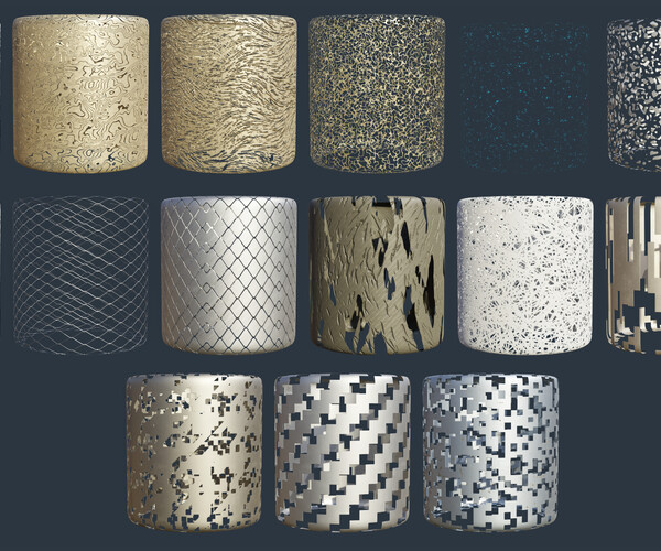 ArtStation - Abstract Smart Materials Collection Vol.1 | 15 Smart ...