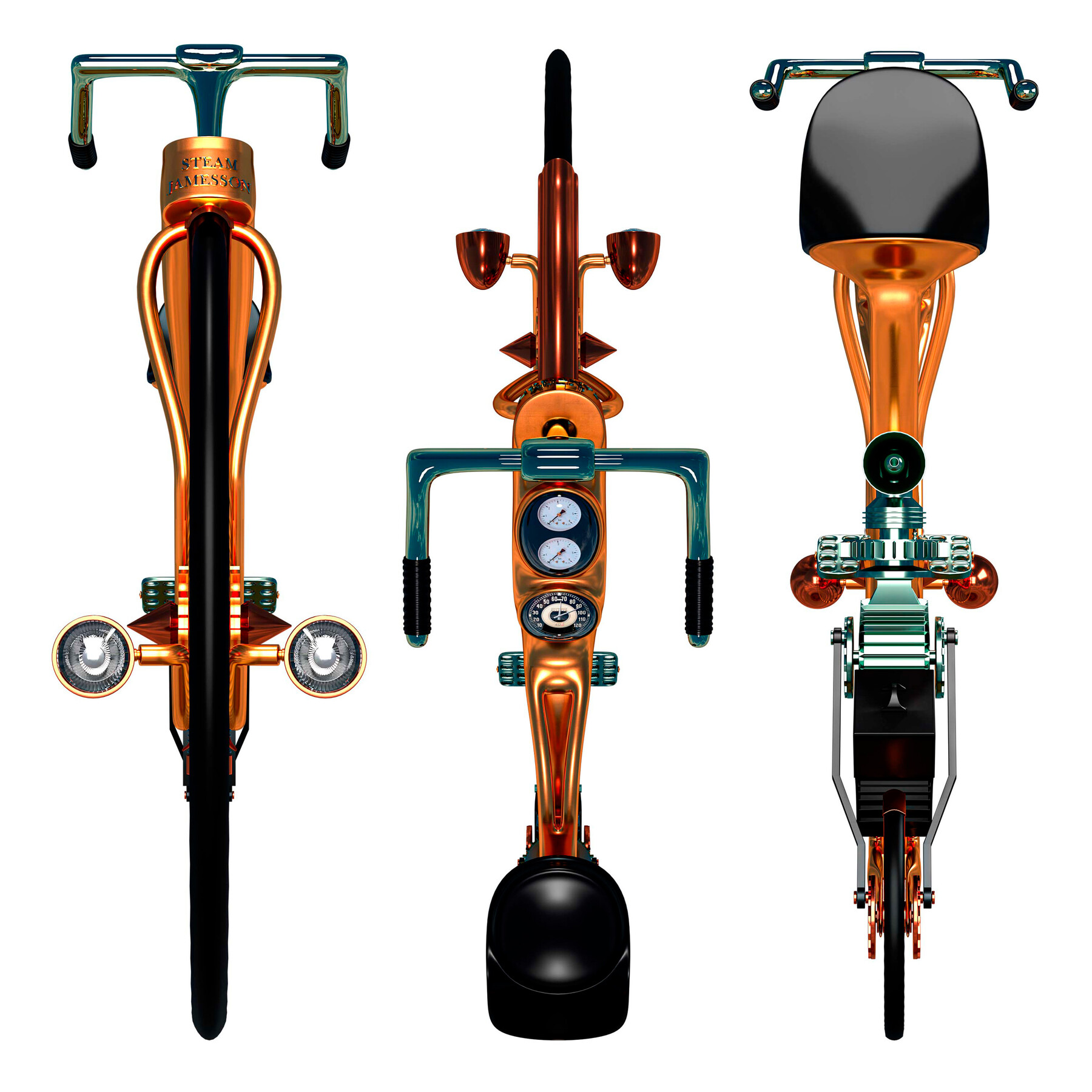 ArtStation - Steam-punk Bike | Resources