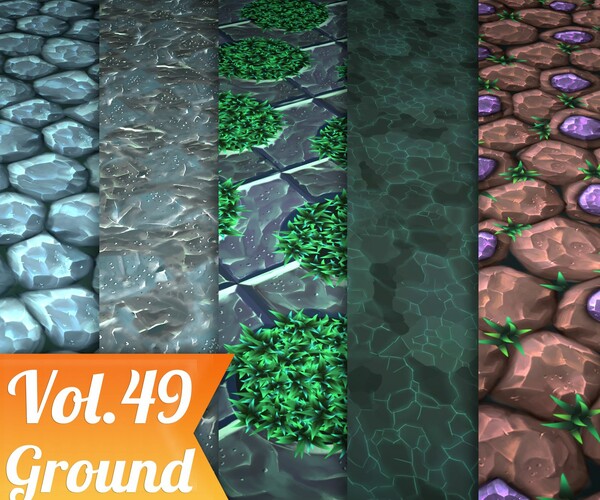 ArtStation - Ground Vol.49 - PBR Textures | Game Assets