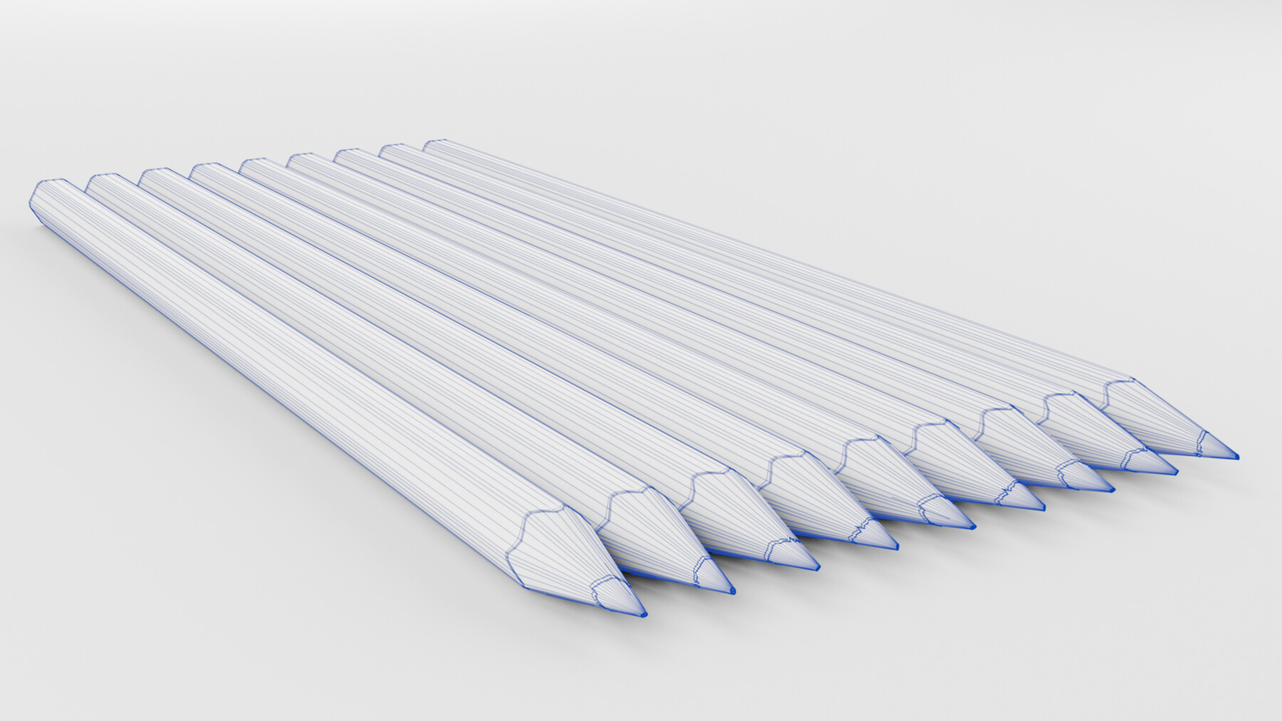 ArtStation - Colored Pencils Low Poly | Resources