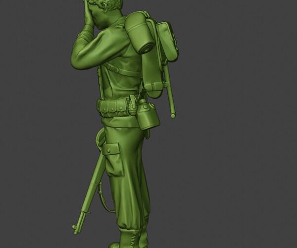 ArtStation - American soldier ww2 Crying A11 | Resources