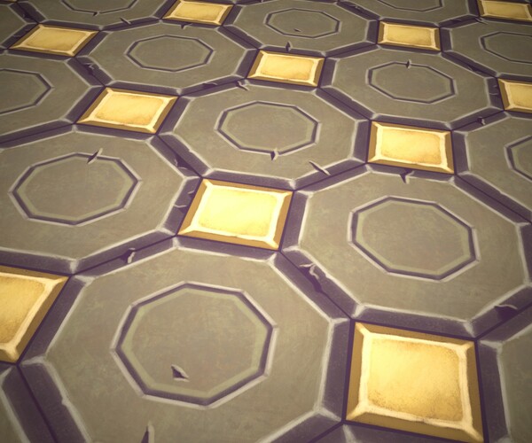 ArtStation - Tile Vol.67 - PBR Textures | Game Assets