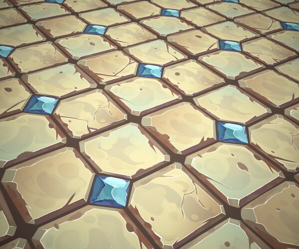 ArtStation - Tiles Vol.69 - PBR Textures | Game Assets