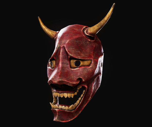 ArtStation - Oni Mask (Game Asset) | Resources