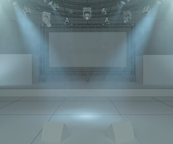 ArtStation - Virtual Stage Set 1 | Resources