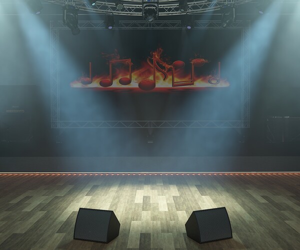 ArtStation - Virtual Stage Set 1 | Resources