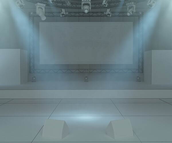 ArtStation - Virtual Stage Set 1 | Resources