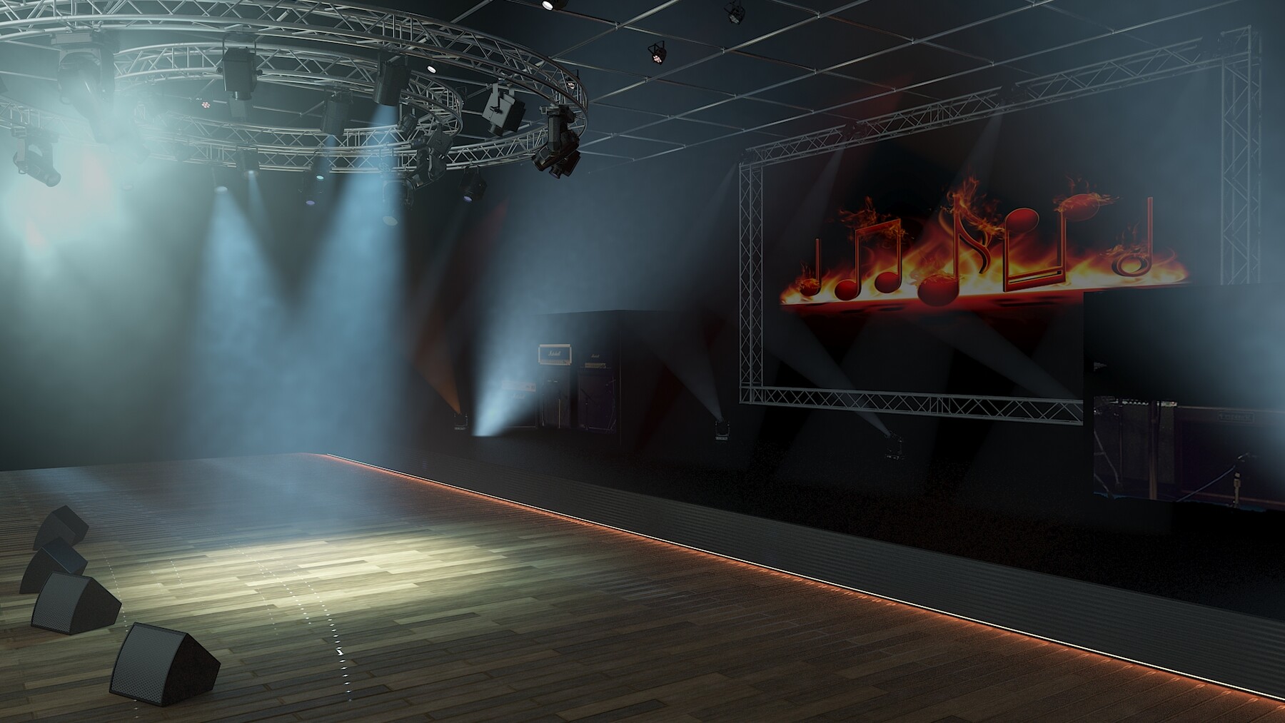 ArtStation - Virtual Stage Set 1 | Resources