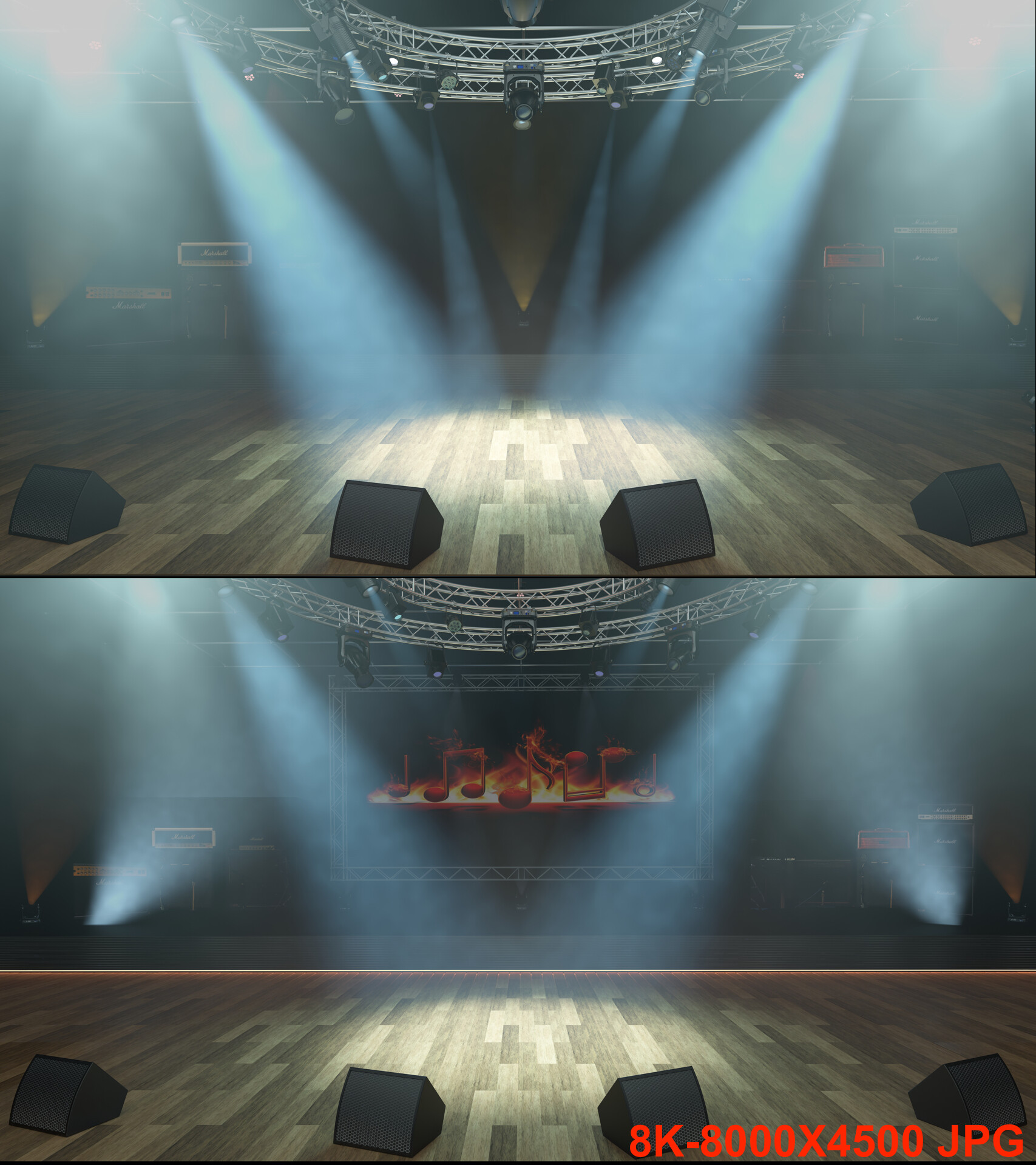 ArtStation - Virtual Stage Set 1 | Resources