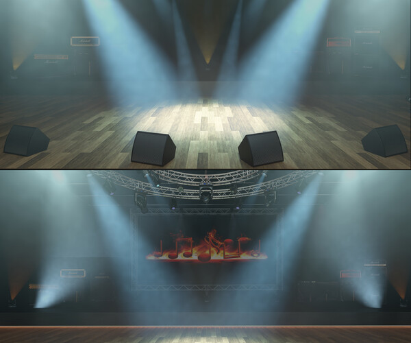 ArtStation - Virtual Stage Set 1 | Resources