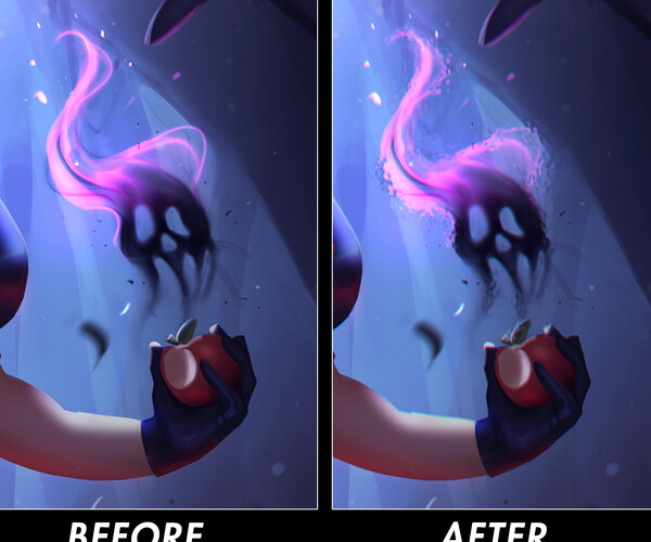 ArtStation - Splash Art Post Processing Techniques. | Tutorials