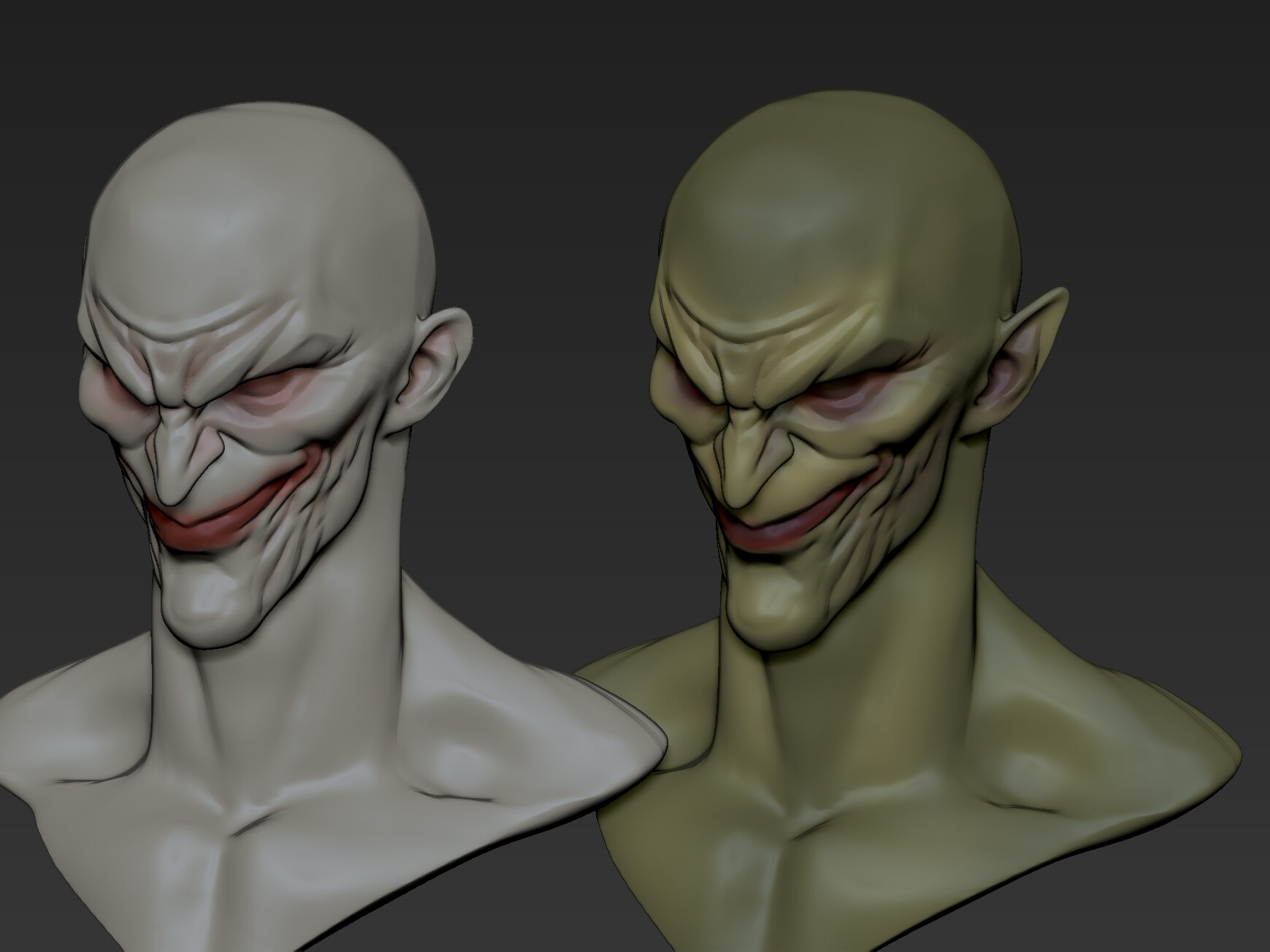 ArtStation - Male comic enemy head | Resources