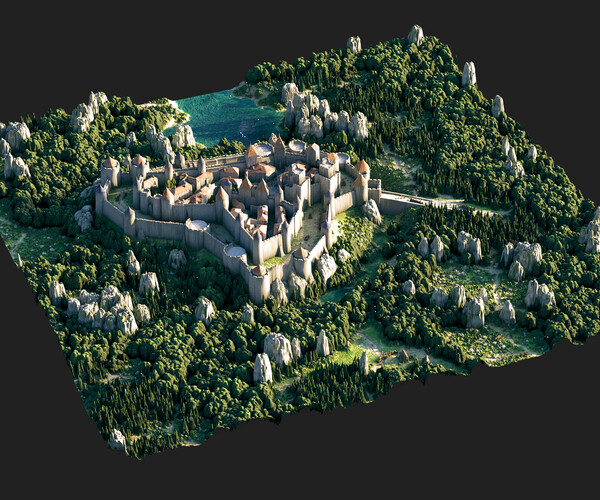 ArtStation - Medieval City Generator - Substance Designer | Game Assets