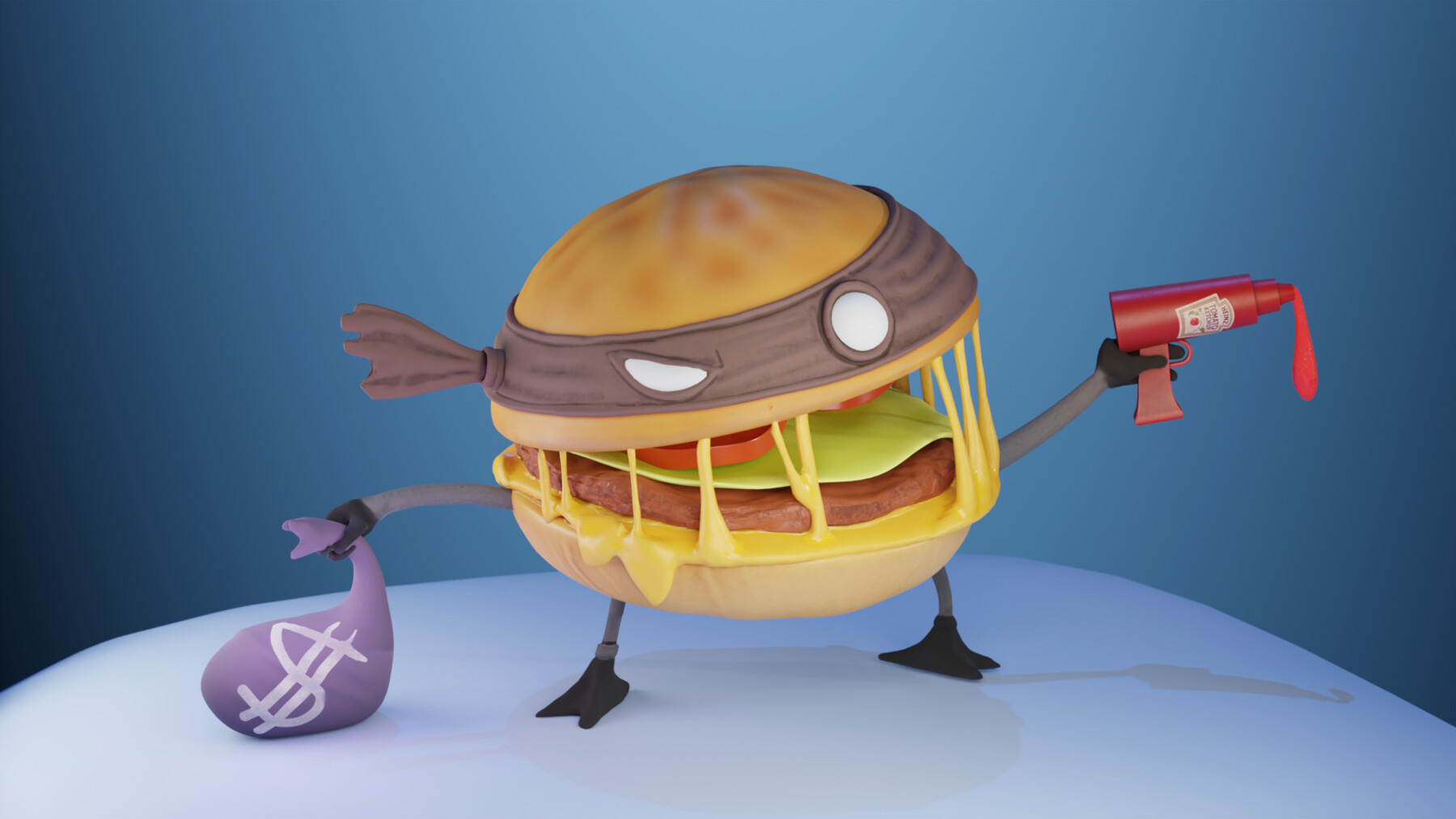 ArtStation - Burger Heist - Stylized Character | Resources