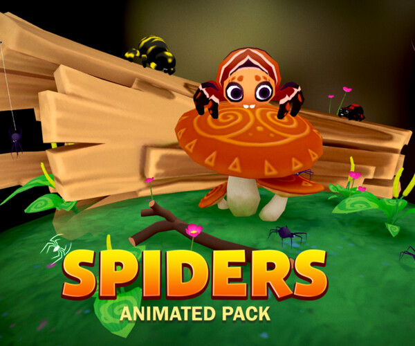 ArtStation - Spiders animation pack | Game Assets