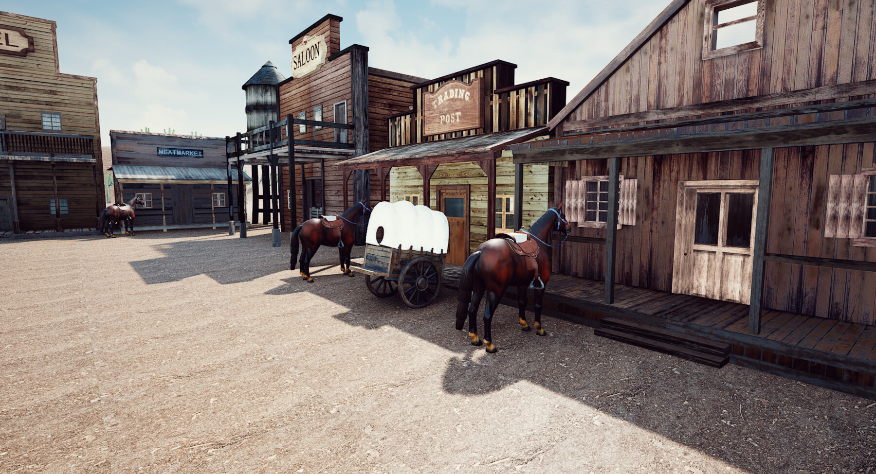 ArtStation - Western Town | Game Assets