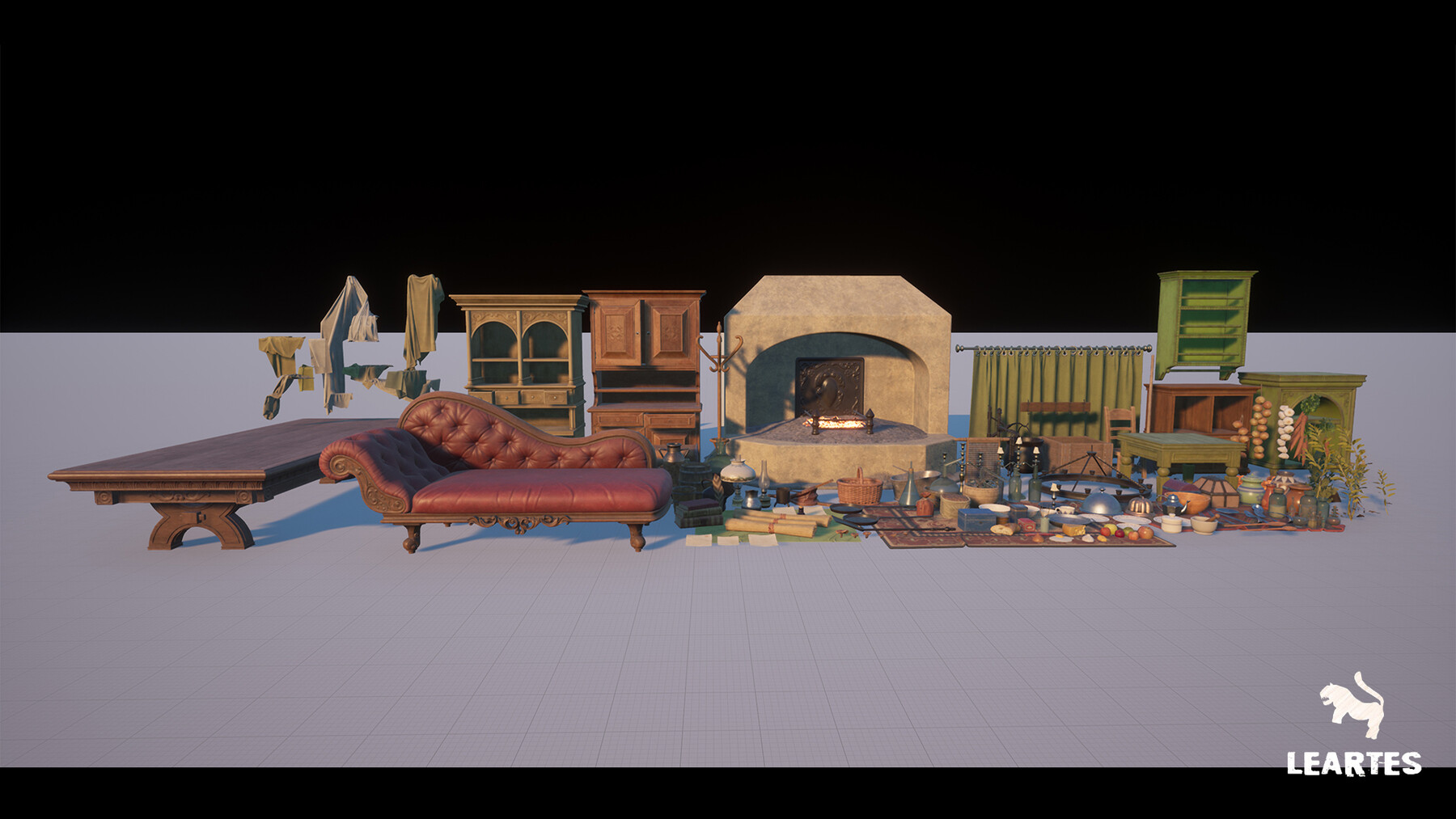 ArtStation - Fantasy Interior Environment | Game Assets