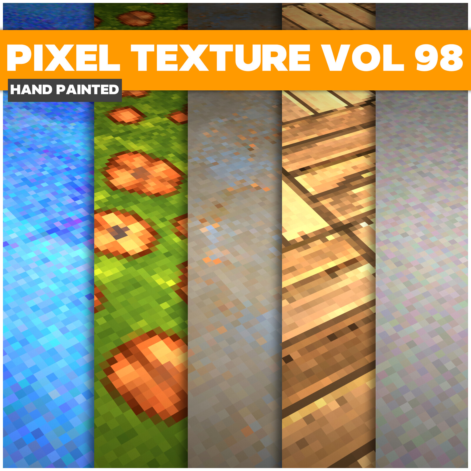 ArtStation - Pixel Vol.98 - PBR Textures | Game Assets
