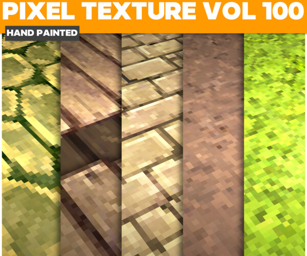 ArtStation - Pixel Vol.100- PBR Textures | Game Assets