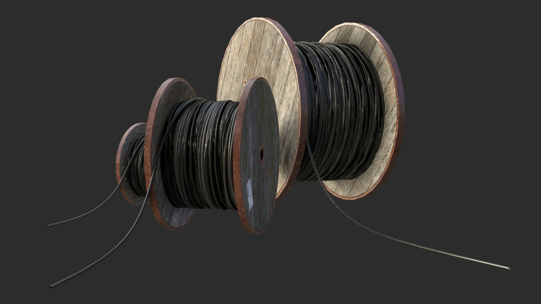 ArtStation - Cable Reels | Game Assets