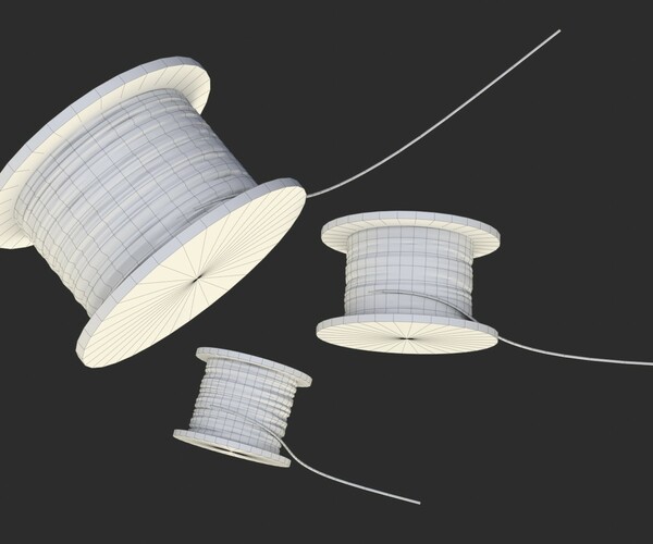 ArtStation - Cable Reels | Game Assets