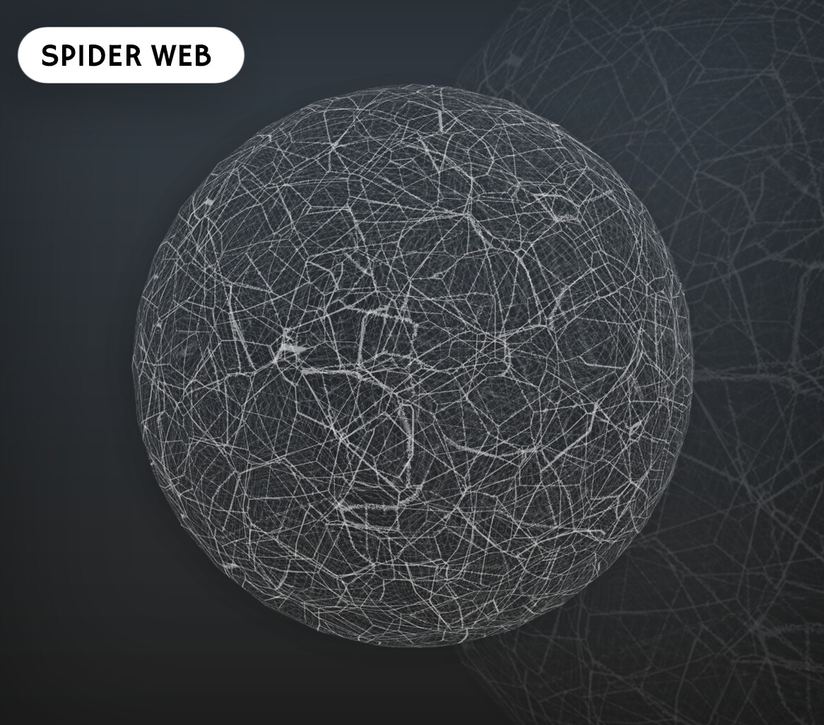 ArtStation - Spider Web_Procedural | Resources
