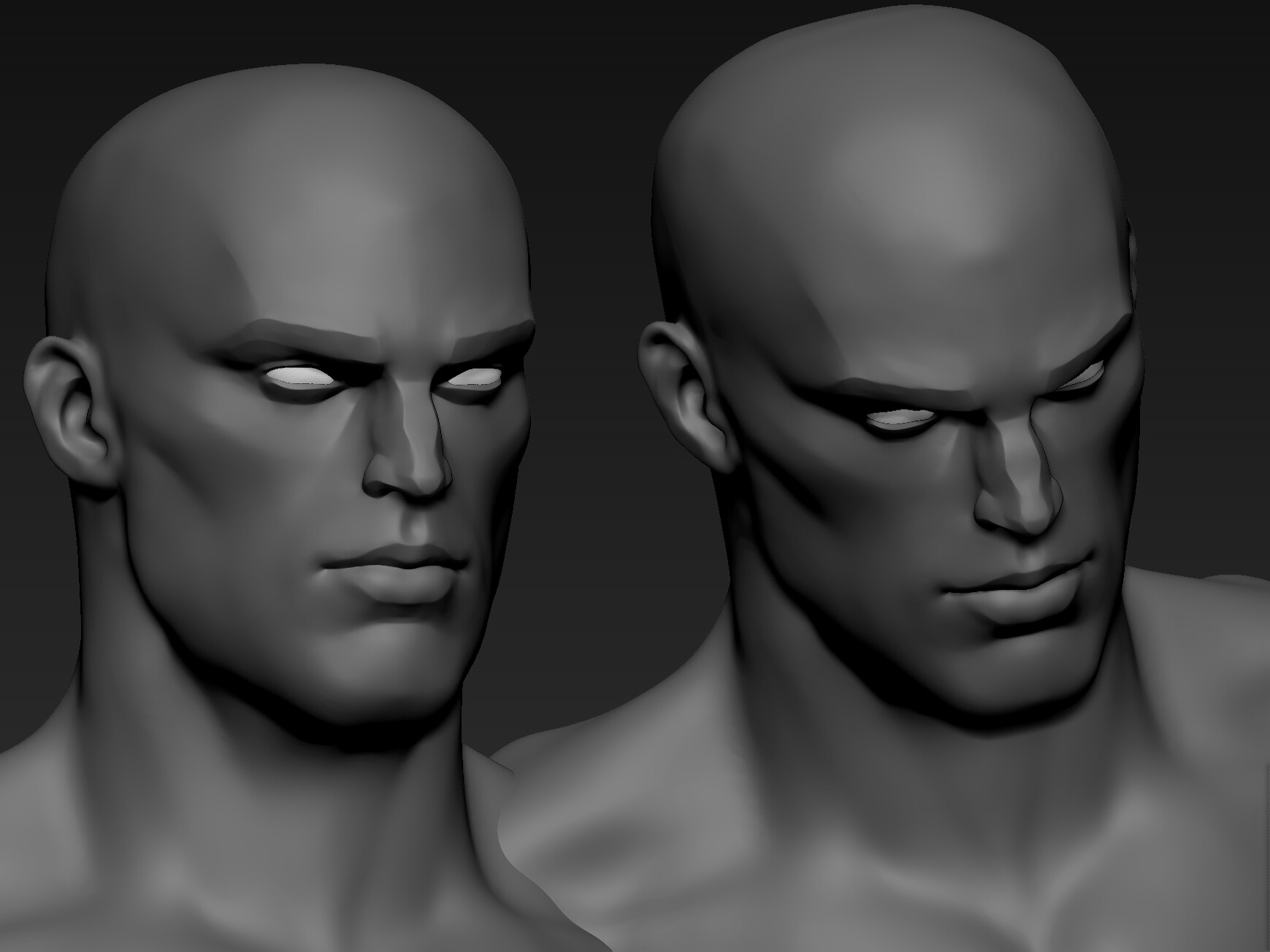 ArtStation - comic male head basemesh 5 | Game Assets