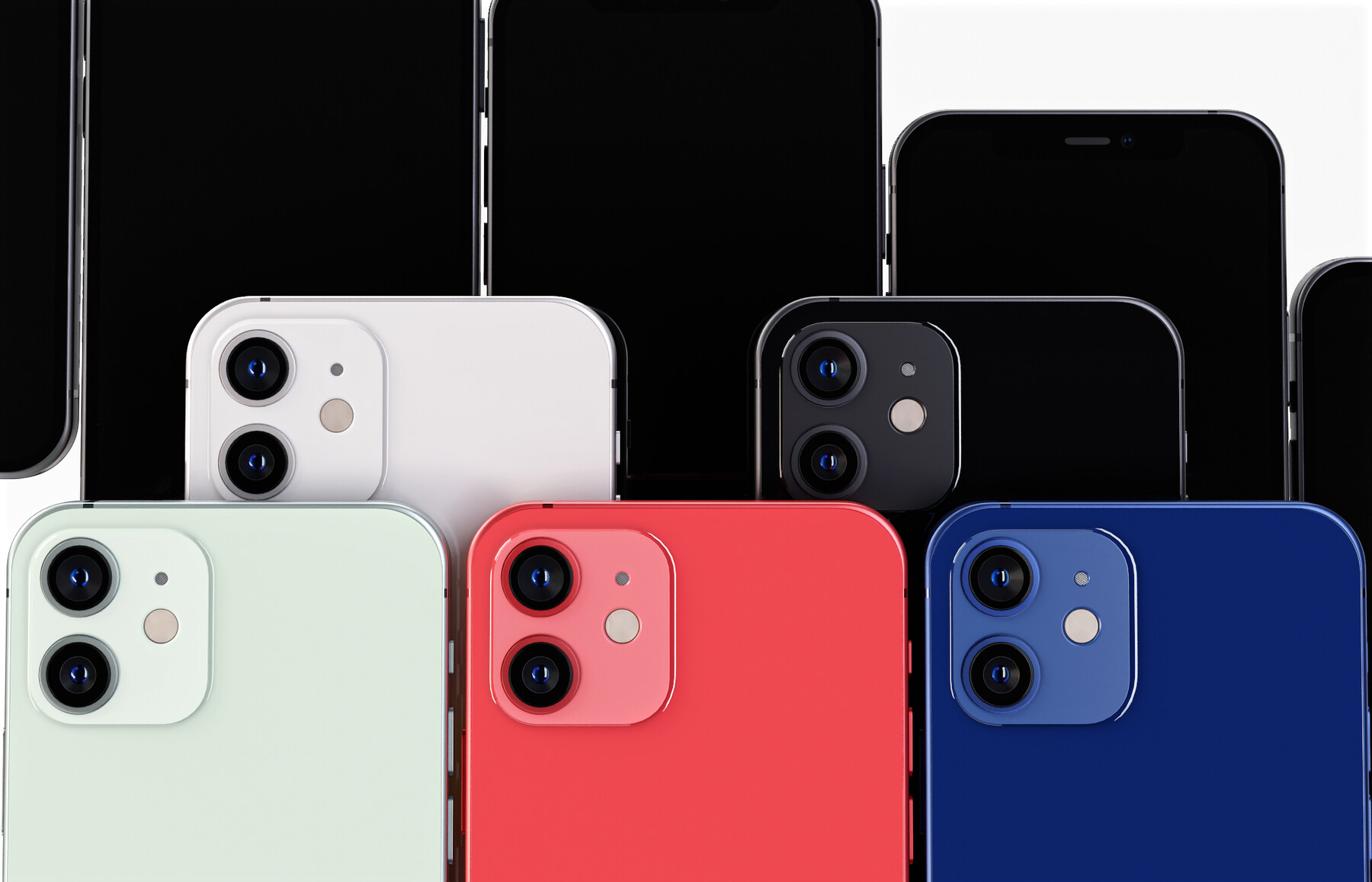 ArtStation - Apple iPhone 12 All Official Colors - Black, White ...