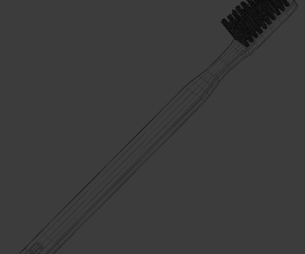 ArtStation - Generic Toothbrush 3D model | Resources