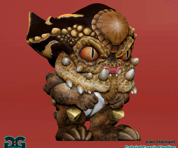 ArtStation - Lisker Chibi Figure by Gabriel Garcia | Resources