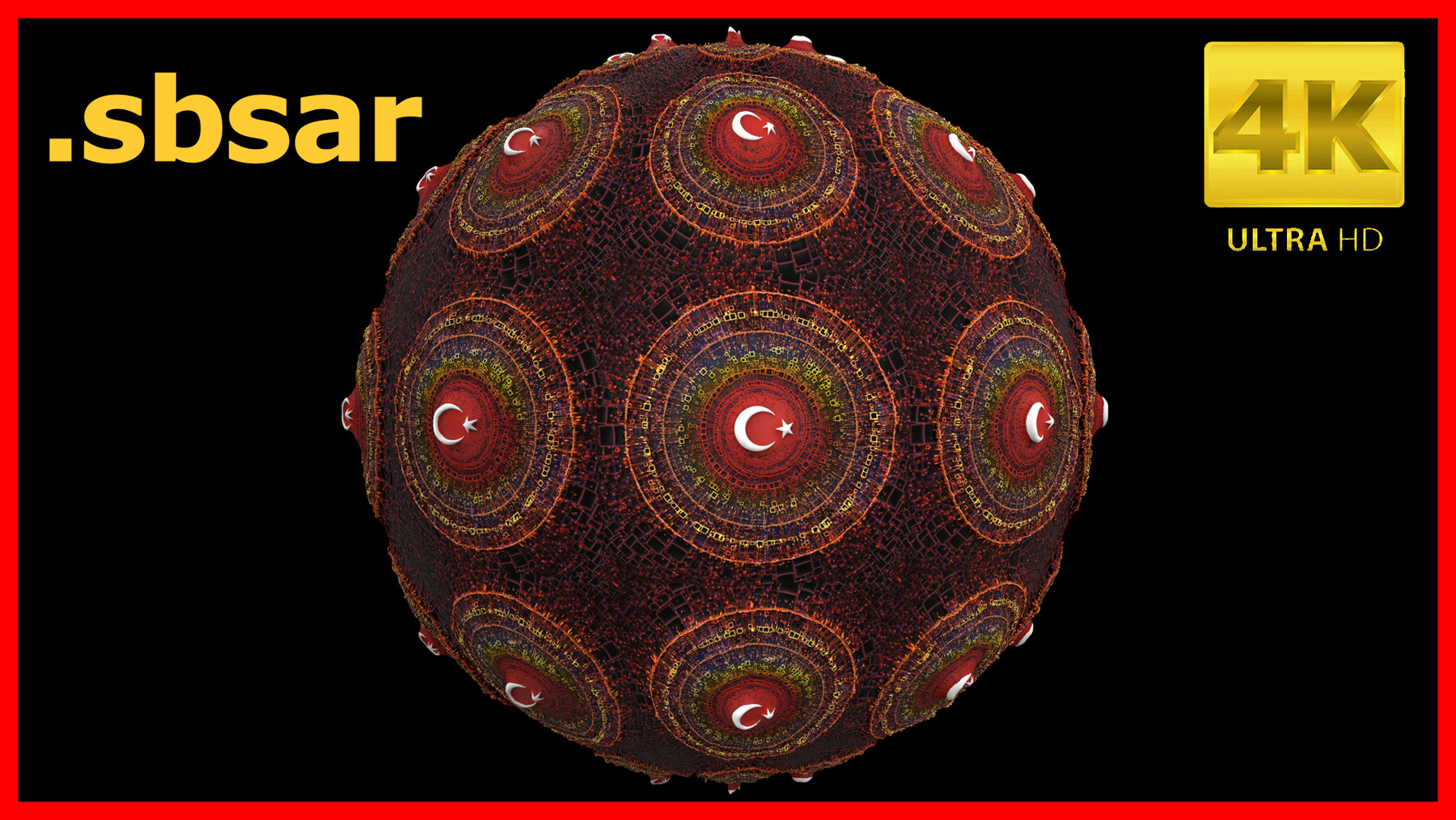 Tomato Knight - Abstract Material Design - V2 / Sbsar / Substance Painter