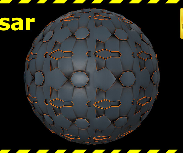 ArtStation - Abstract Armor Material Design - 1 / Sbsar / Substance ...