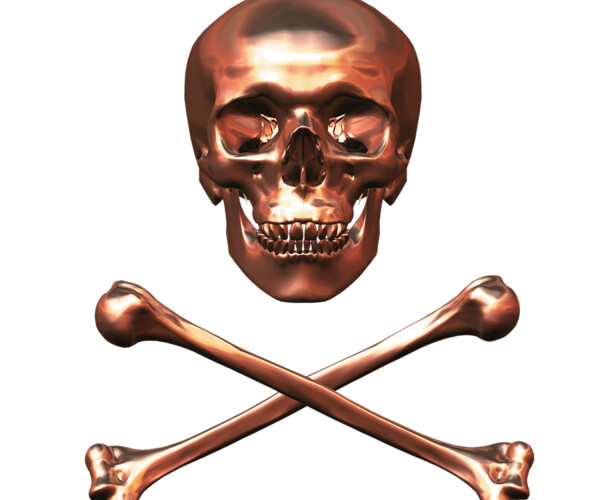 ArtStation - Skull & Crossbones 3D CG Kit | Game Assets