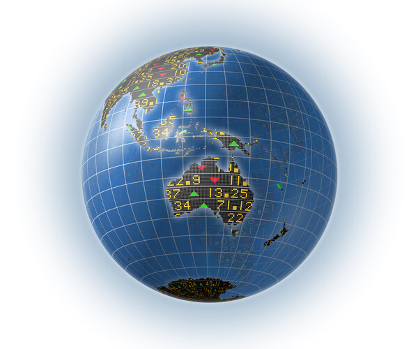 ArtStation - Stock Markets Globe - Illustration Pack | Artworks