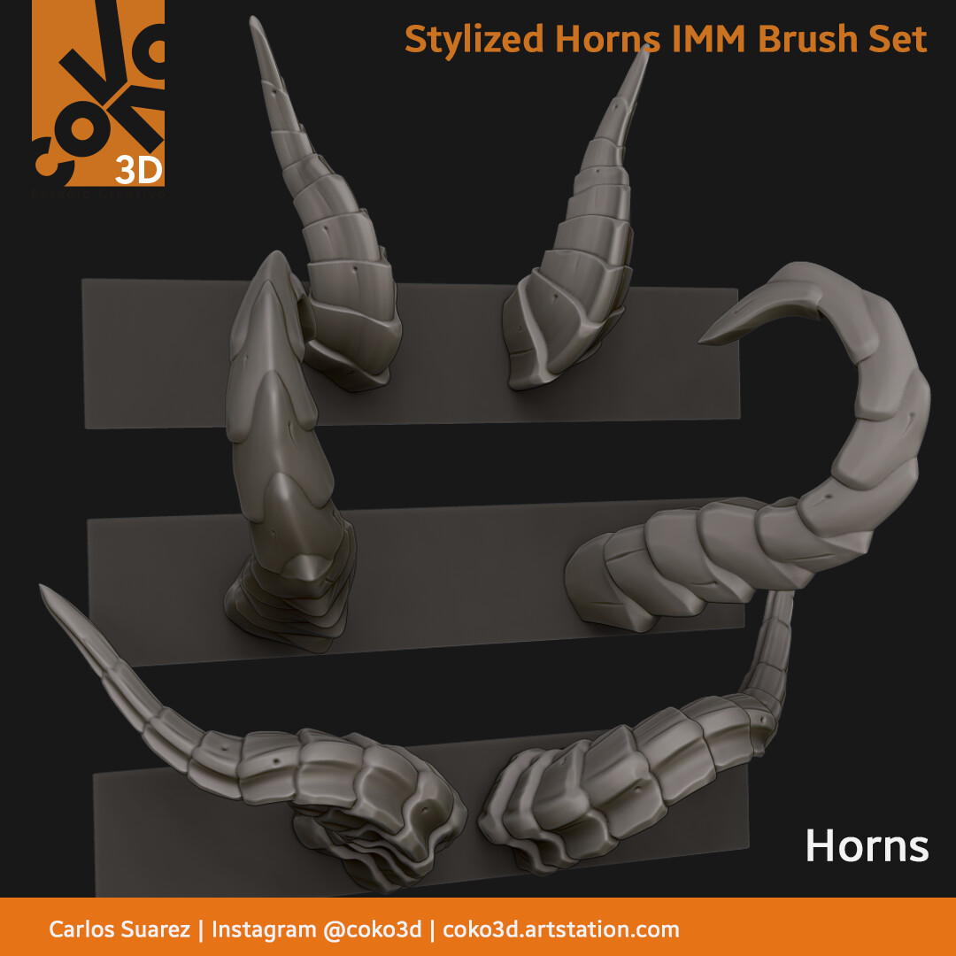 ArtStation - Horns | Brushes